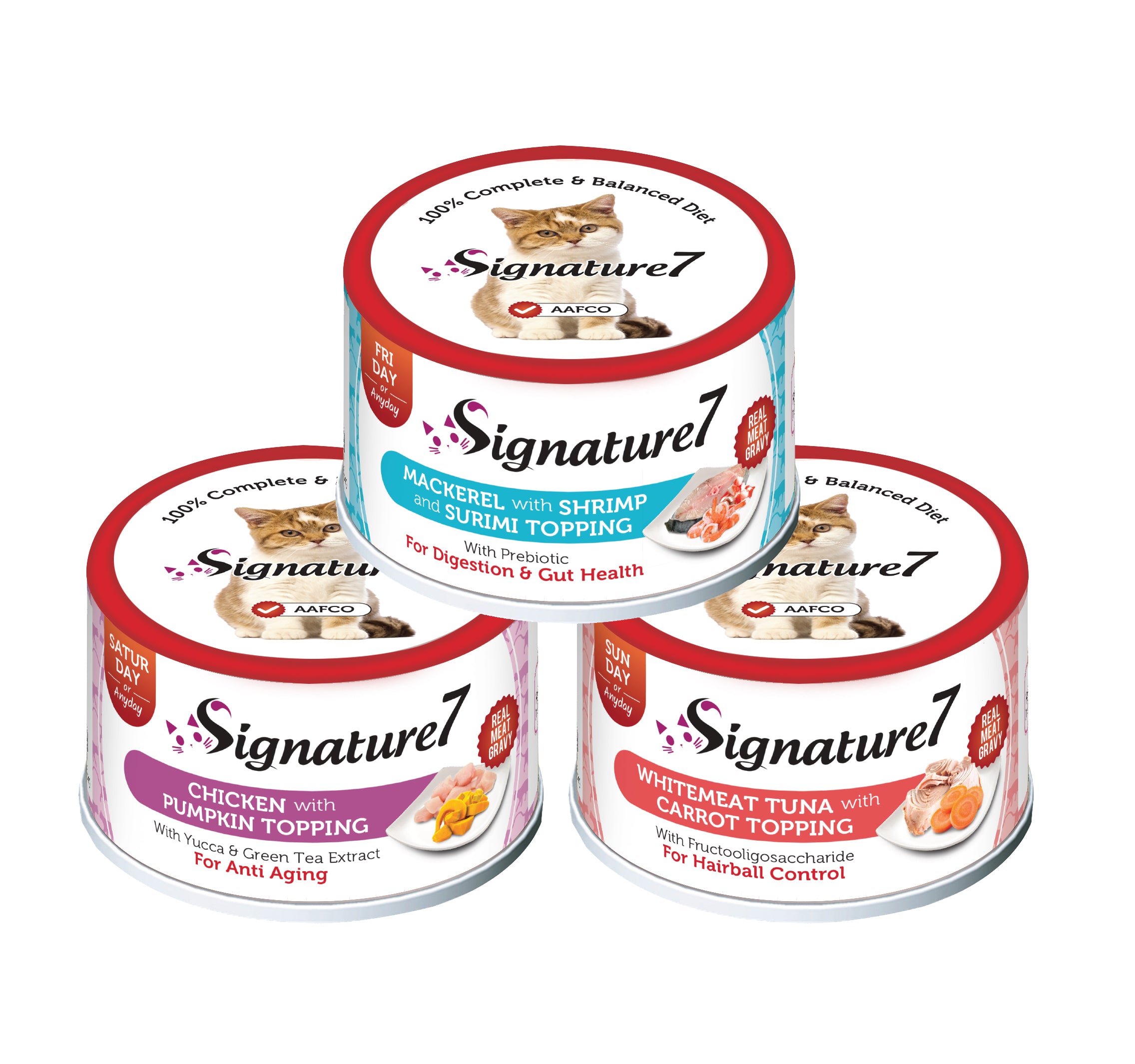Signature 7 Gravy Variety Pack, 24 cans (Fri-Sun) – Seaside Pet Supply